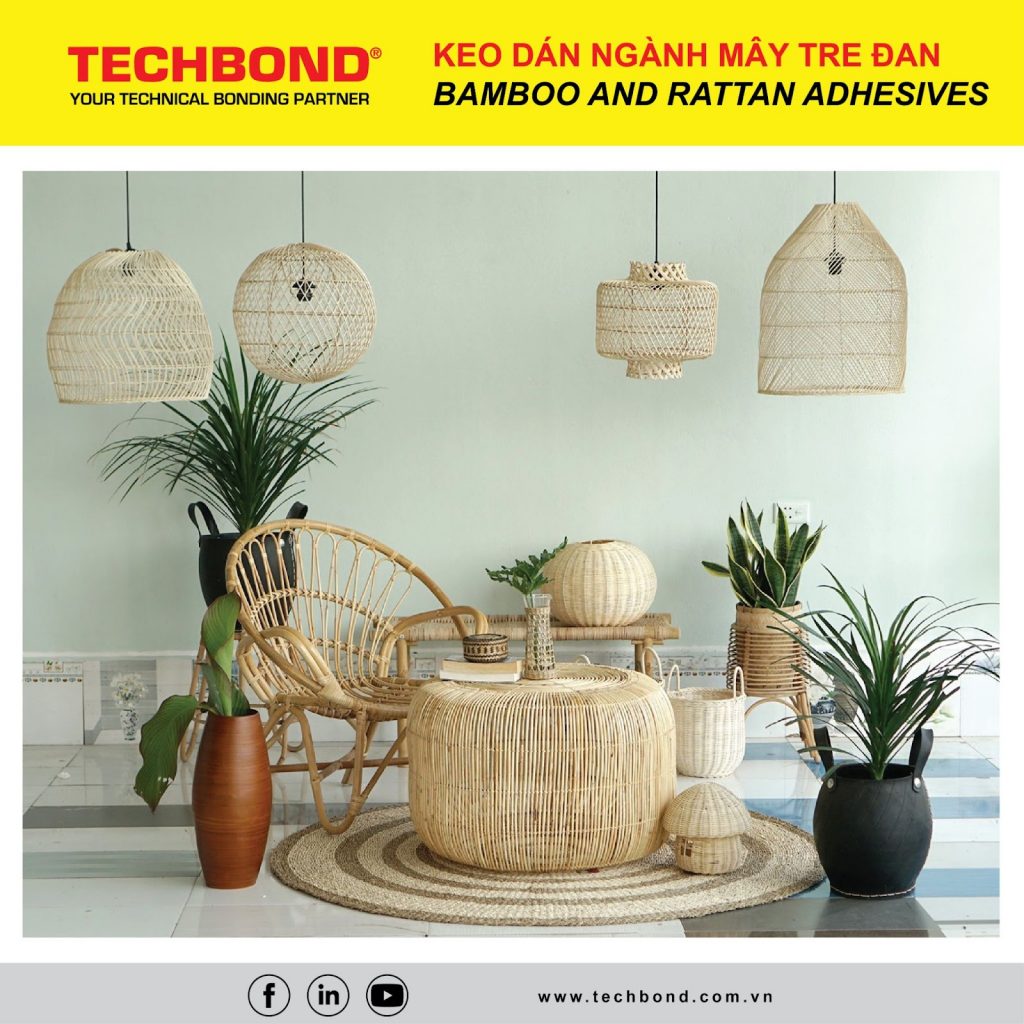 Keo nhúng mây tre đan | TECHBOND Vietnam